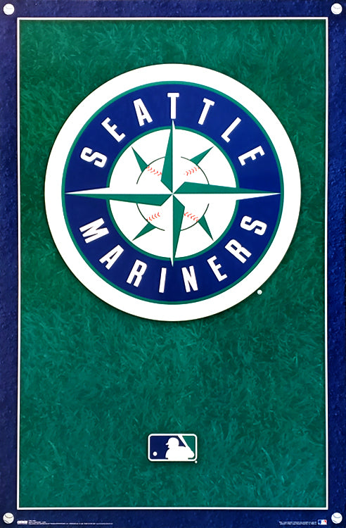 Seattle Mariners Official MLB Baseball Team Logo Poster - Costacos Spo ...