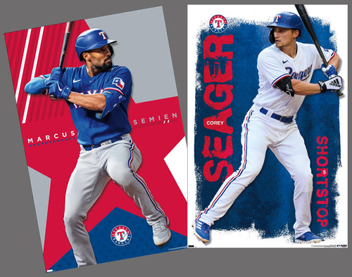Texas Rangers Posters – Sports Poster Warehouse