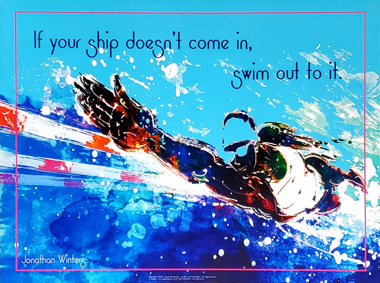 Swimming Racing "Swim Out To It" Motivational Inspirational 18x24 Post ...