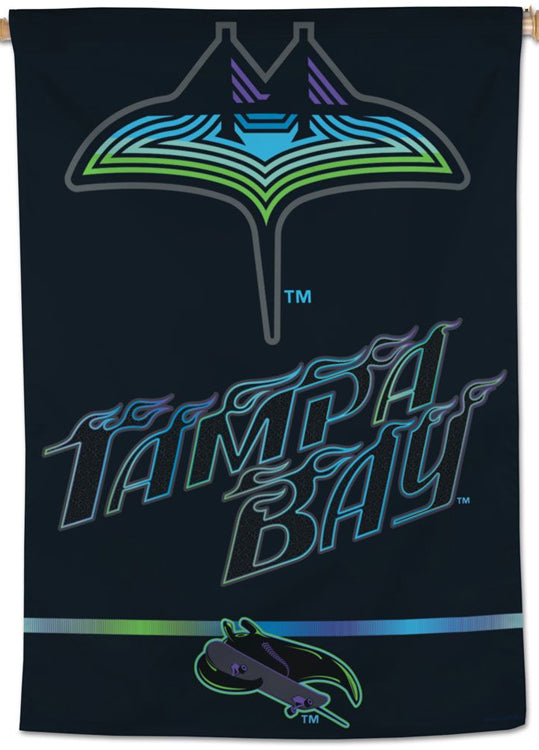Tampa Bay Rays MLB City Connect Edition Official 28x40 Wall Banner - W ...