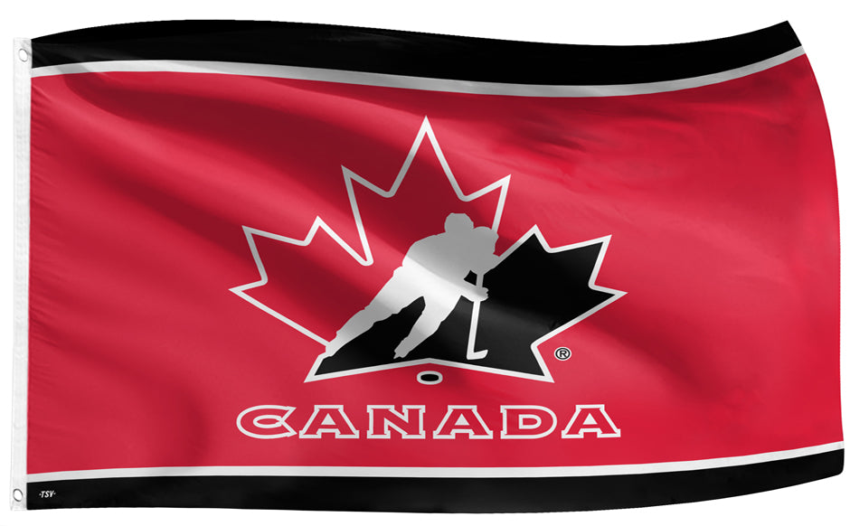 Team Canada Hockey Official 3 X5 Flag The Sports Vault Canada