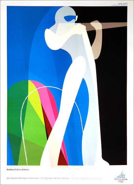 Torino 2006 Biathlon Official Event Poster - Bolaffi S.p.A. – Sports ...