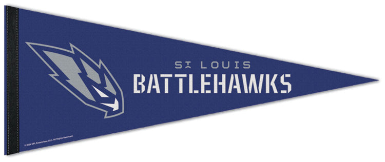 St. Louis Battlehawks Official UFL Football Premium Felt Collector's P ...