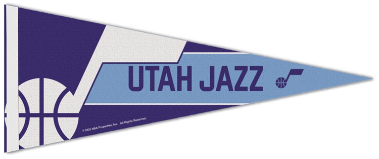 Utah Jazz Official NBA Basketball Team Logo Premium Felt Pennant - Win ...