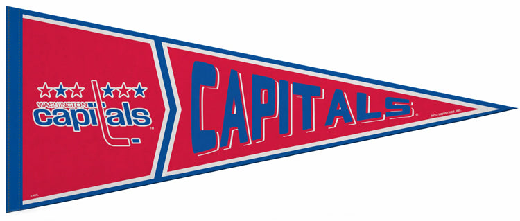 Washington Capitals 1974-95-Style Official NHL Retro Collection Felt P ...