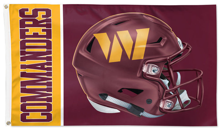 Washington Commanders Official NFL Football 3'x5' Deluxe-Edition Flag ...