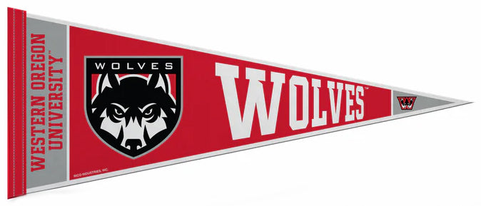 Western Oregon University Wolves Official NCAA Team Felt Pennant - Ric ...