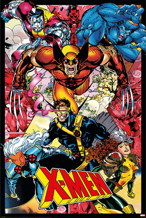 The Uncanny X-Men Marvel Comics Classic Characters Poster - Pyramid In ...