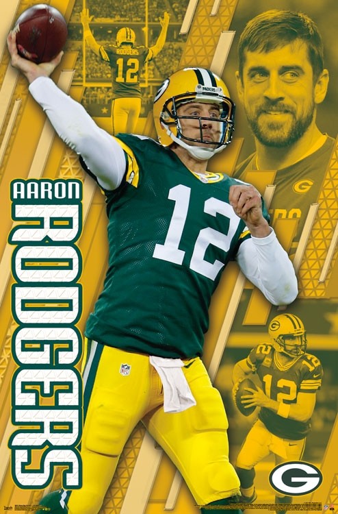 Jordan Love "Superstar" Green Bay Packers QB NFL Action Wall Poster ...