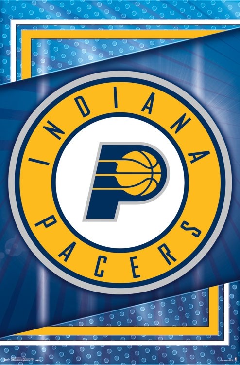 Indiana Pacers NBA Basketball Official Team Logo Poster - Costacos 2014 ...