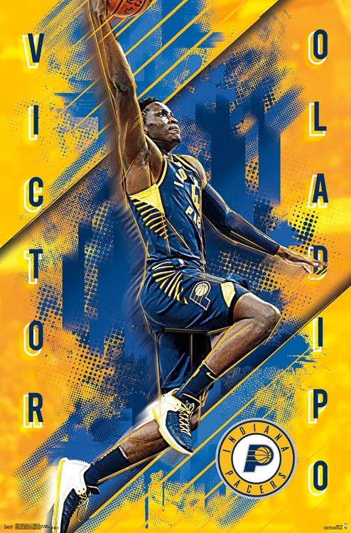 Indiana Pacers NBA Basketball Official Team Logo Poster - Costacos 2014 ...