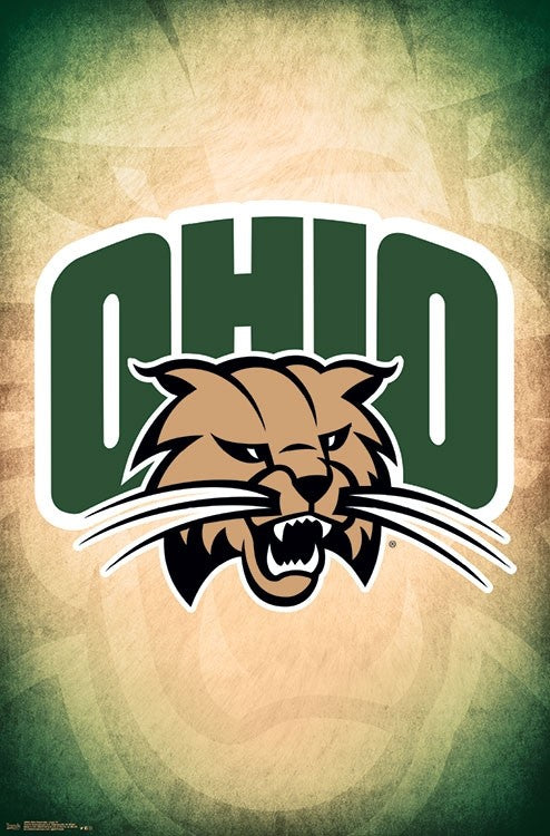 Ohio University Bobcats Official NCAA Team Logo Poster - Trends Intern ...