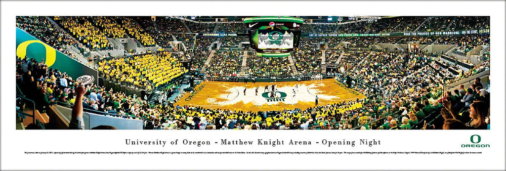 Oregon Ducks Matthew Knight Arena Opening Night Panorama - Blakeway ...