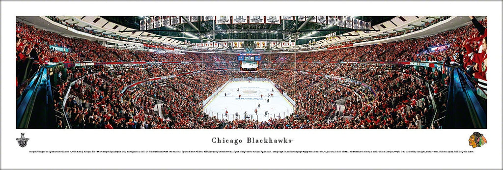 Chicago Blackhawks United Center 2013 Playoffs Panoramic Poster Print ...