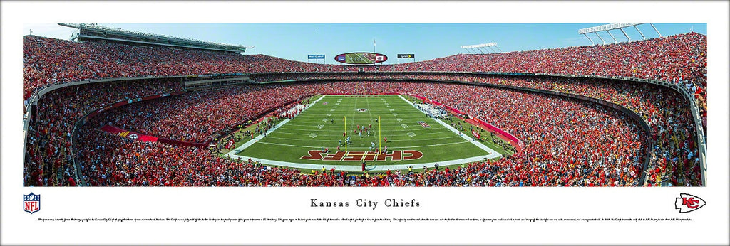 Kansas City Chiefs "End Zone" (Opening Game 2013) Panoramic Poster ...
