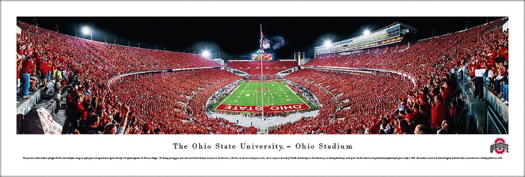 Ohio State Buckeyes Football Game Night "The Shoe" (2013) Panoramic ...