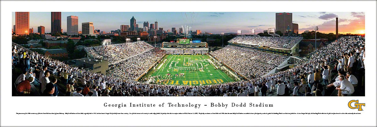 Georgia Tech Yellow Jackets Official Team Logo Poster - Costacos Sport ...