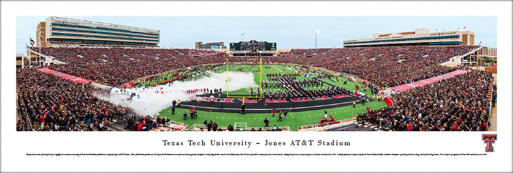 Texas Tech Football Jones AT&T Stadium Gameday Panoramic Poster Print ...