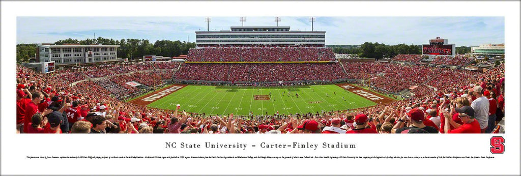 NC State Wolfpack Football Carter-Finley Stadium Panoramic Poster Print ...