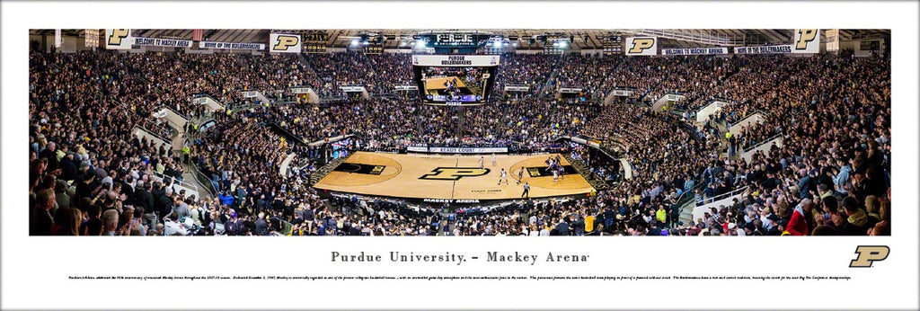 Purdue Boilermakers Basketball Mackey Arena Panoramic Poster Print - B ...