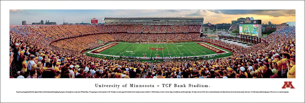 Minnesota Golden Gophers Football TCF Bank Stadium Gameday Panoramic ...