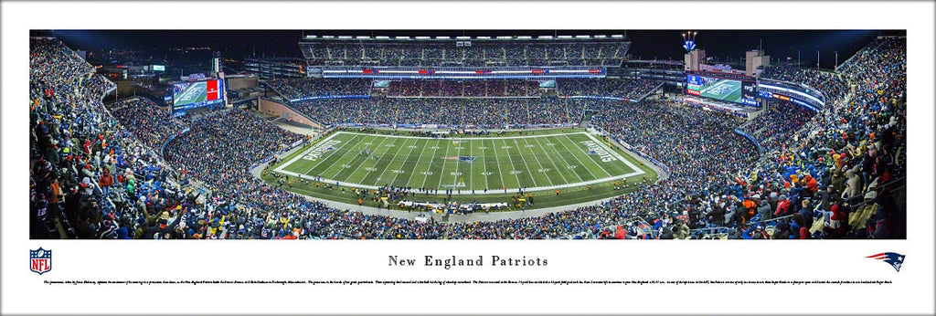 New England Patriots "The Comeback" (2013) Gillette Stadium Panoramic ...