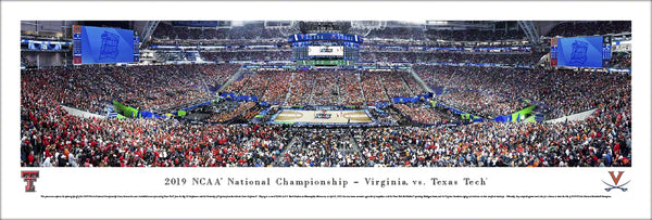 NCAA Men s Basketball 2019 Championship Game Texas Tech vs. Virginia Sports Poster Warehouse