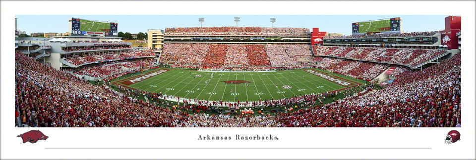 Arkansas Razorbacks NCAA Baseball Baum-Walker Stadium Panoramic Poster ...