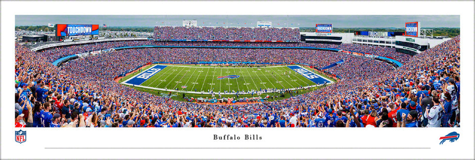 Buffalo Bills Highmark Stadium Gameday Panoramic Poster Print - Blakew ...
