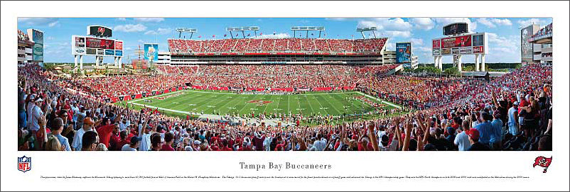 Tampa Bay Buccaneers Gameday Panoramic Poster Print - Blakeway ...
