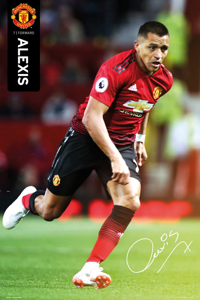 Alexis Sanchez "Signature Series" Manchester United Official EPL Soccer ...