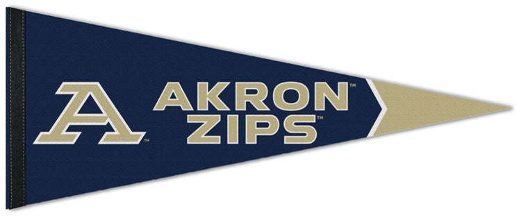 University of Akron Zips A-Style NCAA Team Logo Premium Felt Pennant ...