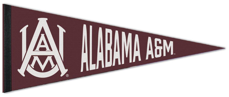 Alabama A&M University Bulldogs NCAA Team Logo Premium Felt Pennant ...