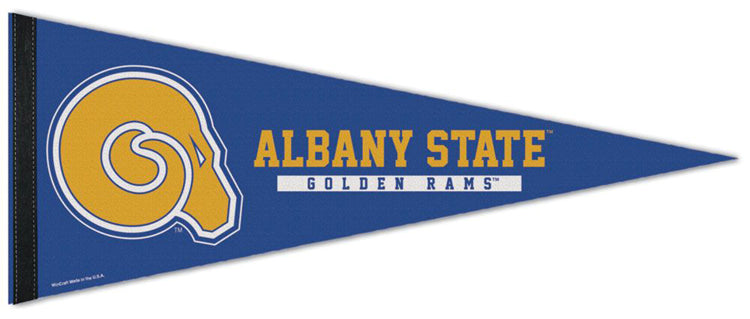 Albany State University Golden Rams Official NCAA Team Logo Premium Fe ...