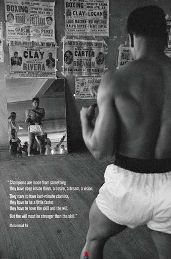 Muhammad Ali "The Will" Classic Boxing Poster - Pyramid Posters 2007 ...