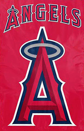 Los Angeles Angels Official MLB Premium Applique Team Banner Flag ...