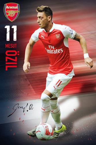 Mesut Ozil "Signature Series" Arsenal FC Official EPL Soccer Football ...
