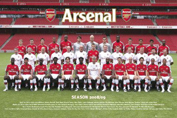 Arsenal FC Official Team Portrait 2008/09 - GB Eye – Sports Poster ...
