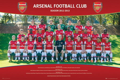 Arsenal FC 2012/13 Official Team Portrait Poster - GB Eye (UK) – Sports ...