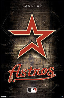 Houston Astros Official Team Logo Poster - Trends Int'l. – Sports ...