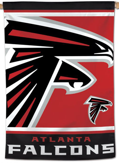 Atlanta Falcons Official NFL Football Team Logo-Style 28x40 Wall BANNE ...