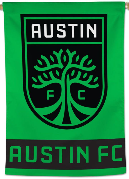 Austin FC Official MLS Soccer Team Logo 28x40 Wall BANNER - Wincraft I ...