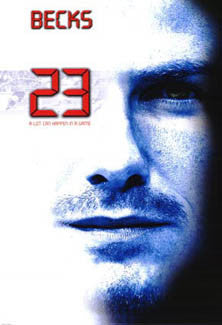 David Beckham "23" - U.K. 2003 – Sports Poster Warehouse