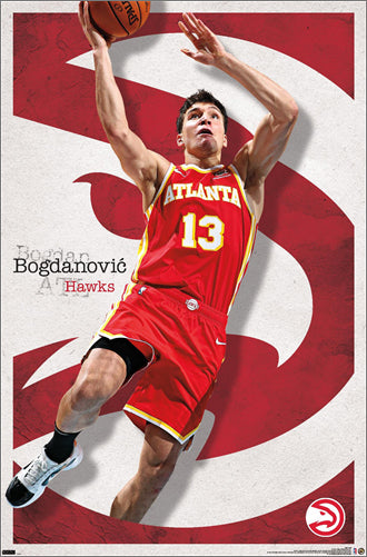 Bogdan Bogdanovic "Superstar" Atlanta Hawks NBA Basketball Poster - Tr ...