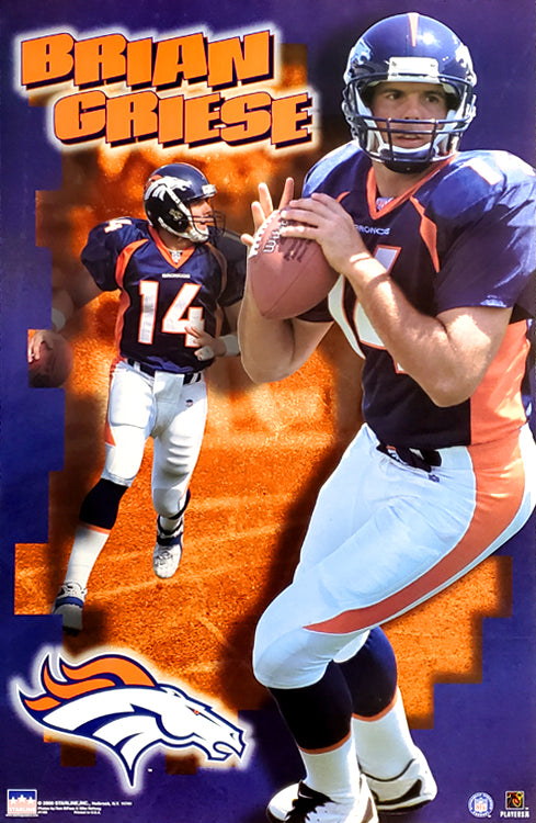 John Elway "QB Club" Denver Broncos 16" x 20" NFL Poster - Starline 19 ...