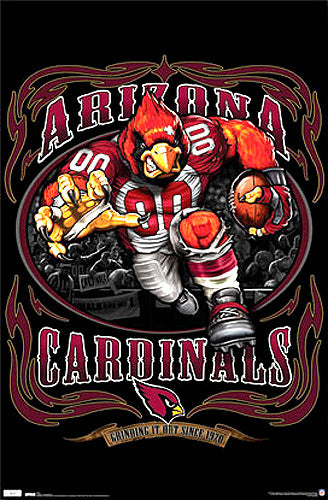 St. Louis Cardinals 1979 NFL Theme Art Poster by Chuck Ren - DAMAC Inc ...