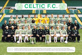 Glasgow Celtic Official Team Portrait 2006/2007 - GB Posters – Sports ...