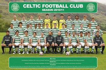 Glasgow Celtic Official Team Portrait 2010/11 - GB Posters – Sports ...