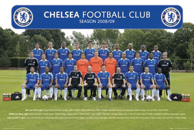 Chelsea FC Official Team Portrait 2008/09 - GB Eye – Sports Poster ...