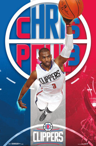 Chris Paul "Rising" L.A. Clippers NBA Action Wall Poster - Trends ...